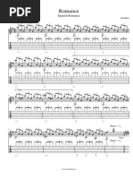 Spanish Romance (Romanza) Guitar Tab PDF | PDF