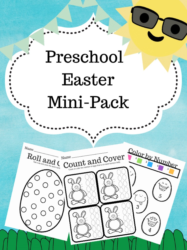 Preschool Easter Mini-Pack | PDF | Cooking, Food & Wine