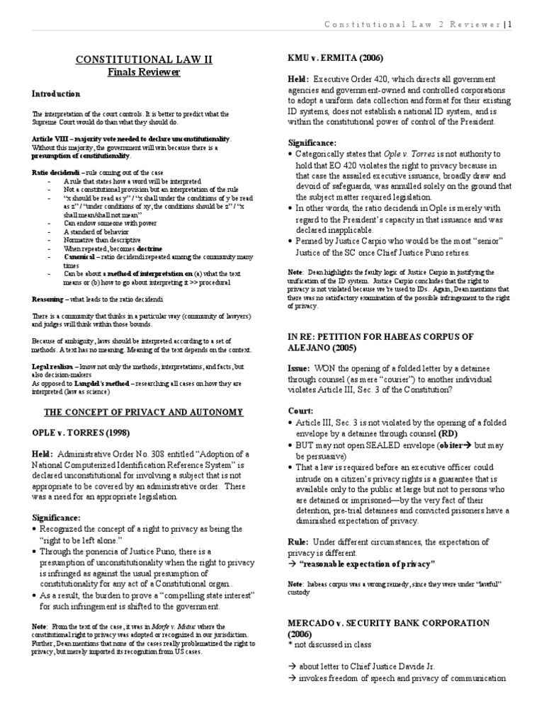 Consti2 PDF | PDF | Establishment Clause | Free Exercise Clause