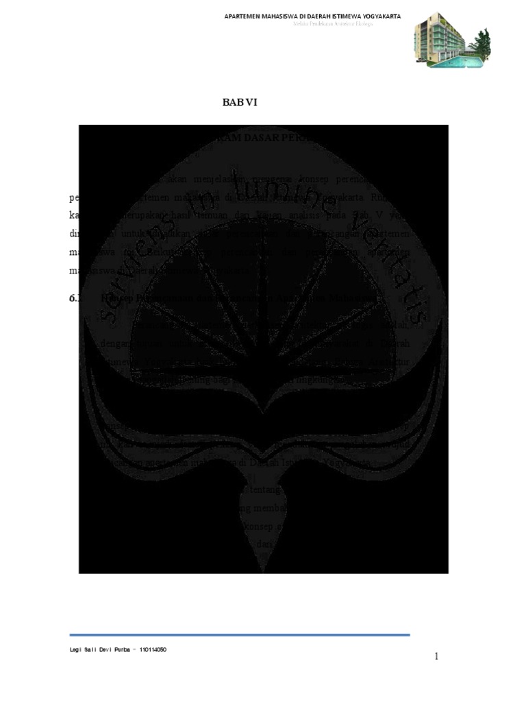 Program Ruang Apartemen | PDF