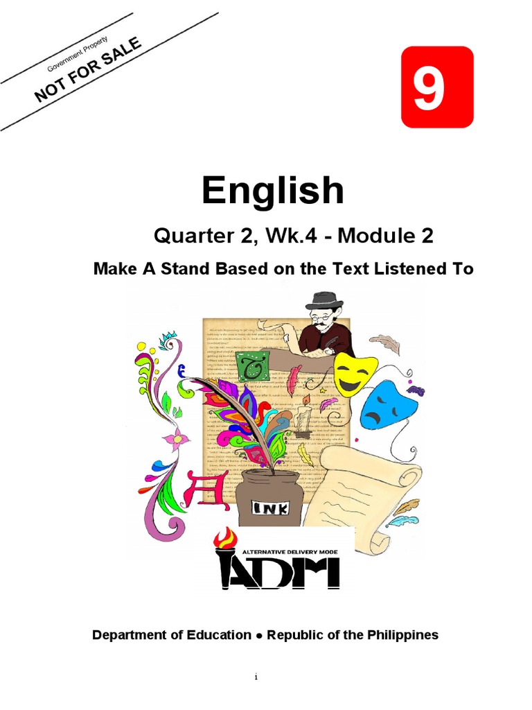 English: Quarter 2, Wk.4 - Module 2 | PDF | Career & Growth | Self ...