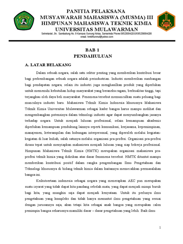 Contoh Proposal Mubes - Compress | PDF