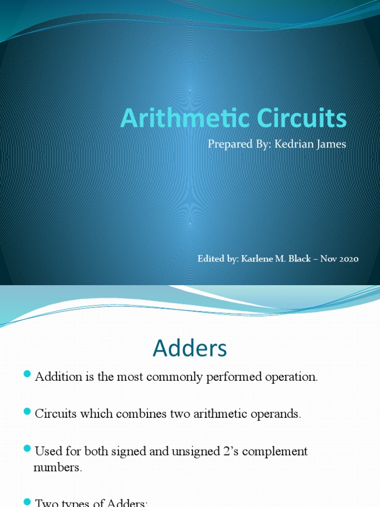 Applications Of Combinational Circuits