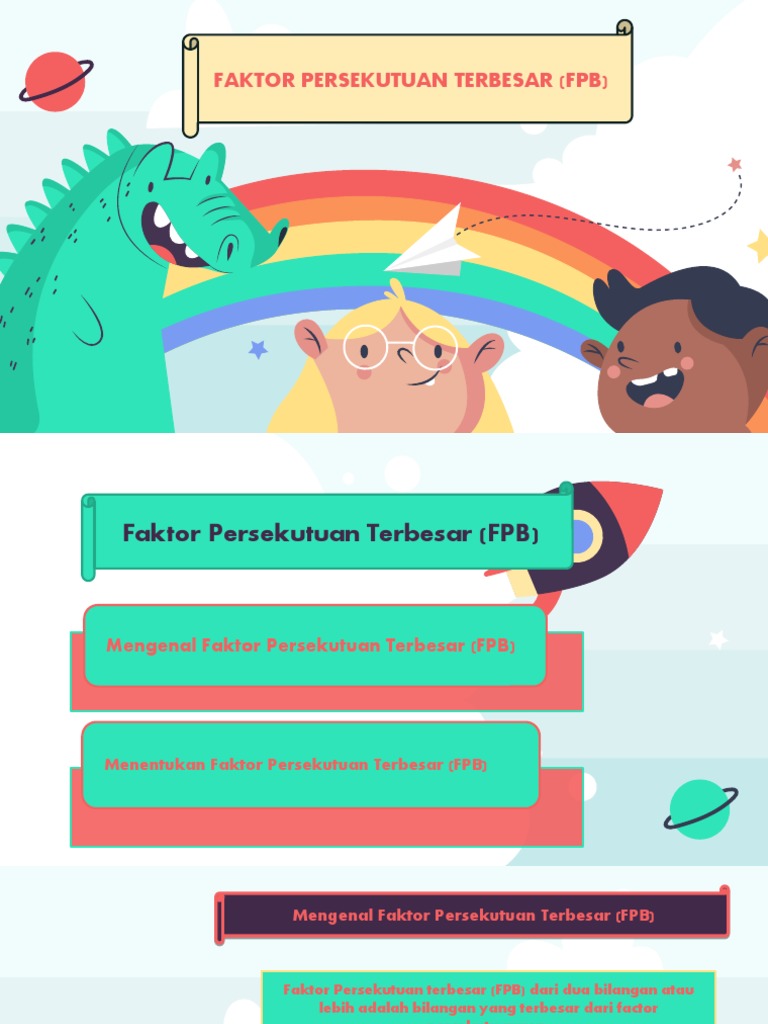 Faktor Persekutuan Terbesar (FPB) | PDF