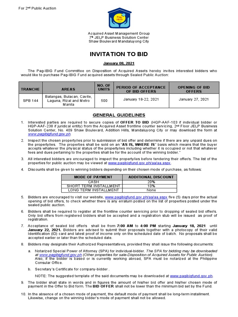 NCR Tranche144 010821 (WD) | PDF | Auction | Bonds (Finance)