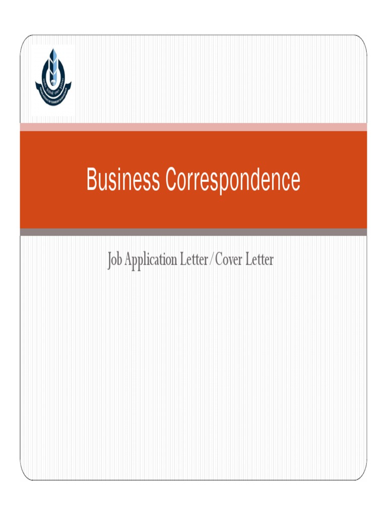 Business Correspondence-1 | PDF | Résumé | Communication
