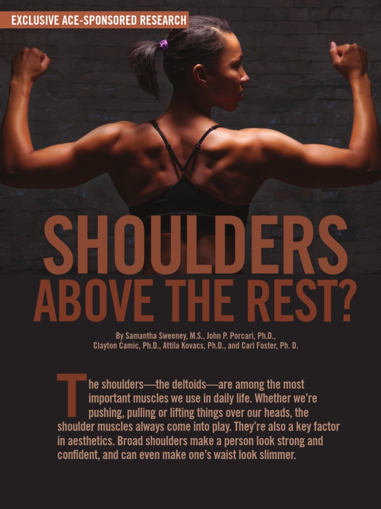 Ace Shoulder Study | PDF | Human Anatomy | Musculoskeletal System