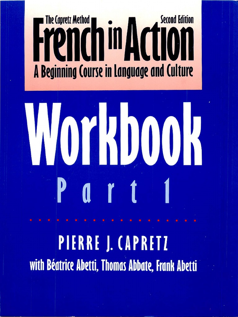 WORKBOOK VOL 1 - FrenchInAction PDF | PDF