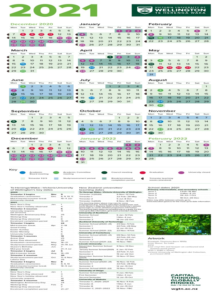 Wall Calendar | PDF | Academic Term | Holidays