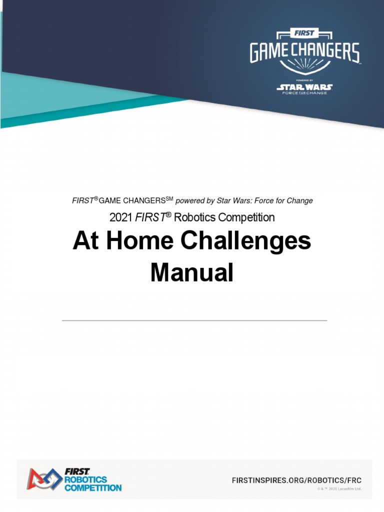2021 at Home Challenges Manual | PDF | Science, Technology, Engineering ...