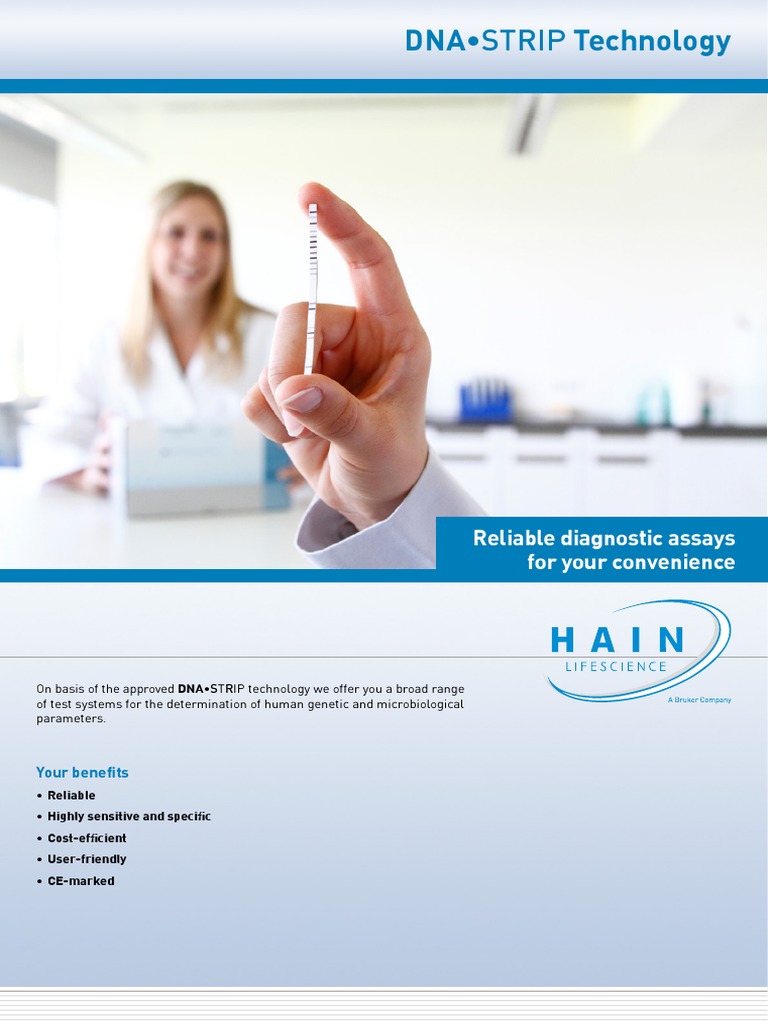 HAIN DNA Strip | PDF | Polymerase Chain Reaction | Molecular Biology