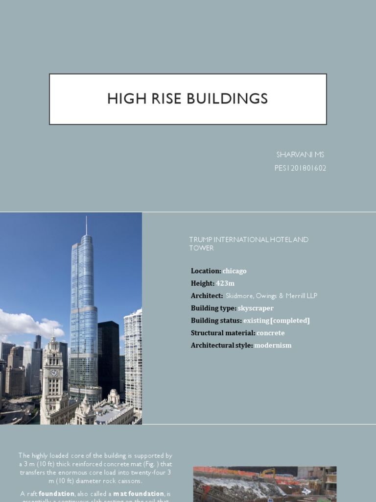High Rise Buildings Mat Foundations | PDF | Deep Foundation ...