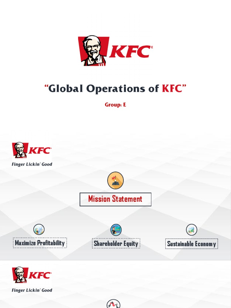 Global Operations of KFC | Download Free PDF | Value Chain | Market ...