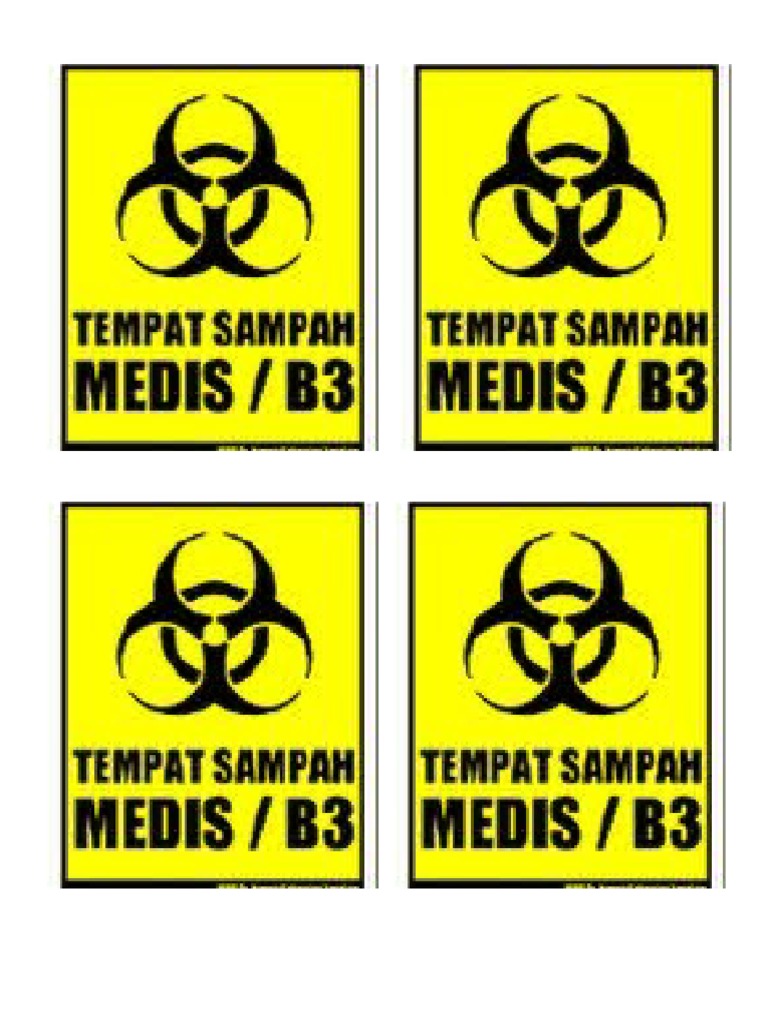 Label Tempat Sampah | PDF