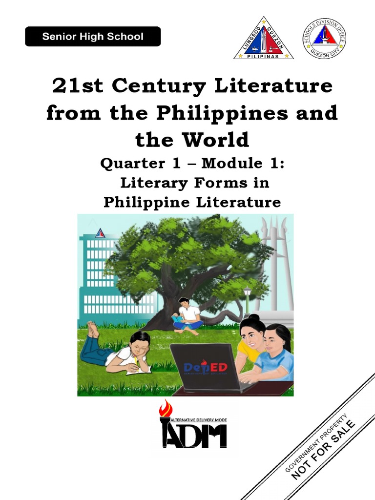 21st Century Literature From The Philippines and The World: Quarter 1 - Module 1: Literary Forms ...