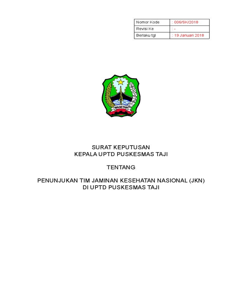 Sk Tim Jkn Pdf