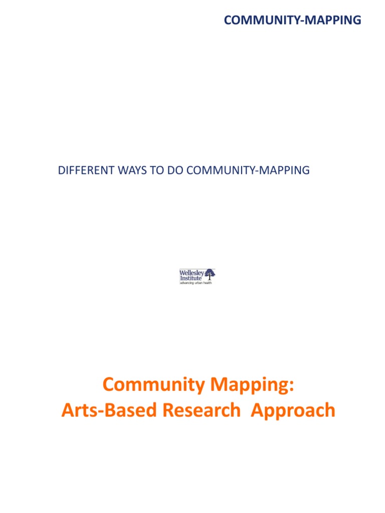Different Ways To Do Community-Mapping | PDF | Community | Violence