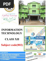 Information Technology (802) - Class 12 - Lesson 3 - Fundamentals of ...