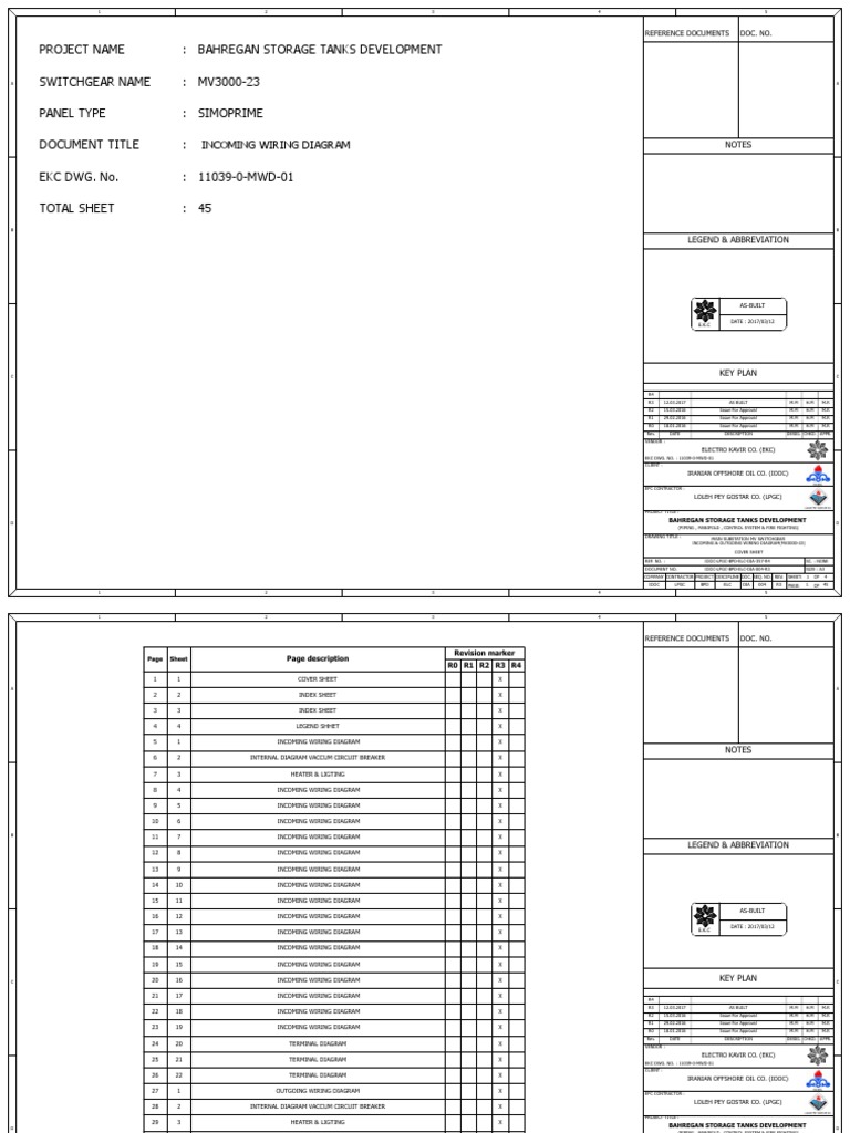 MV Switchgear Wiring Diagram Guide | PDF | Relay | Switch