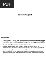 LOTO Inspection Checklist Form | PDF | Safety | Mechanical Engineering