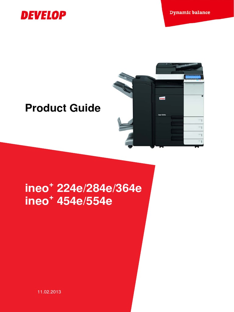 Ineo+ - 224e - 284e - 364e - 454e - 554e - Product Guide - e - 130211 ...