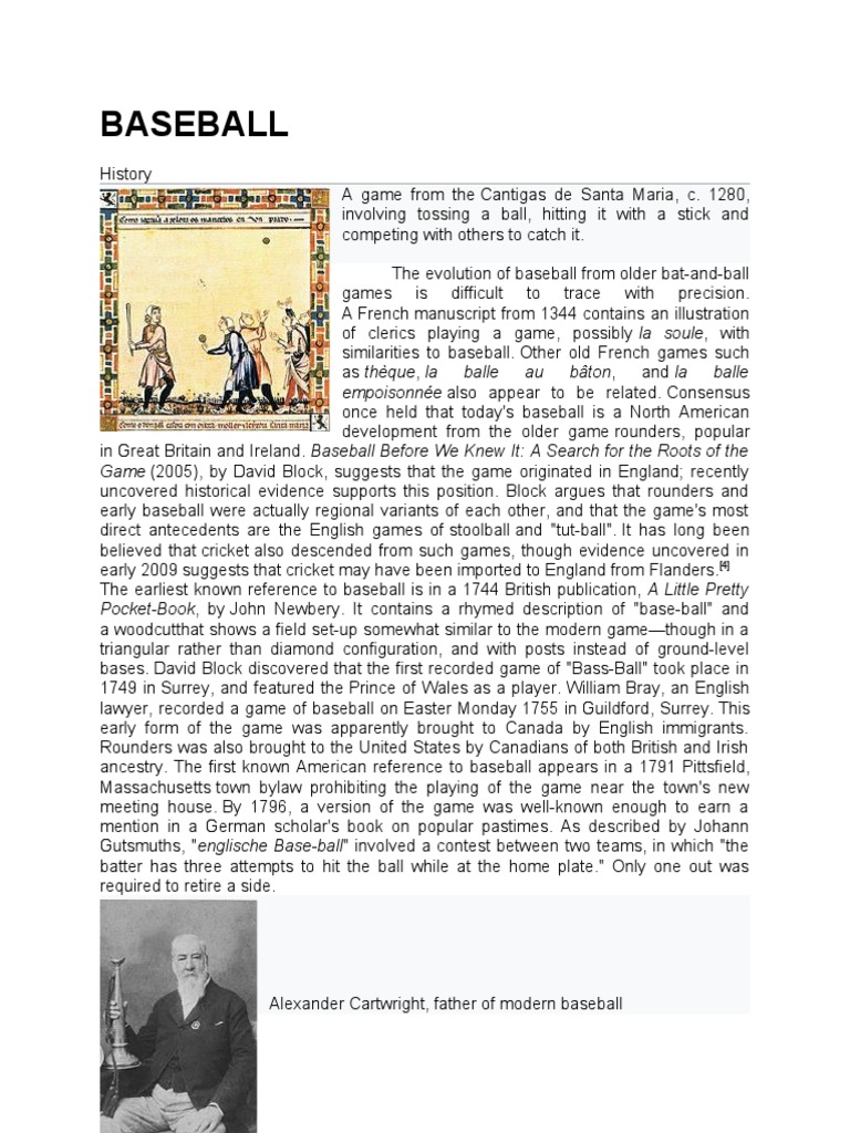 BASEBALL | PDF | Baseball Field | Pitcher