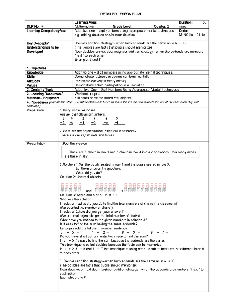 Indicate The Steps You Will Undertake To Teach To Teach The Lesson and ...