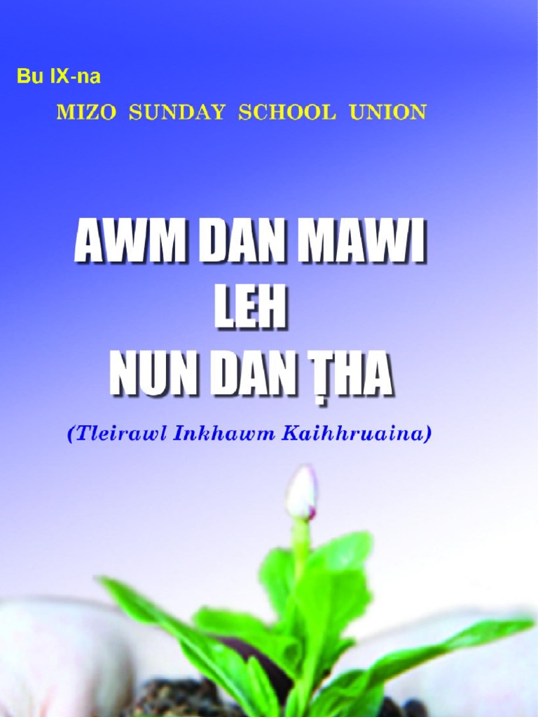 MSSU - Awm Dan Mawi Leh Nun Dan Tha - Malsawmkima | PDF | Jamu dan ...