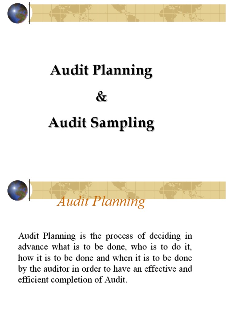 Audit Test & Audit Sampling | PDF | Internal Control | Audit
