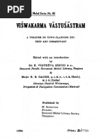 The Samarangana Sutradhara of Maharajadhiraja Bhoja - Part1 PDF | PDF