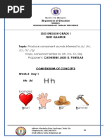 Science Module Grade 1 Lesson 1: Me and My Surrounding A. Parts of The ...