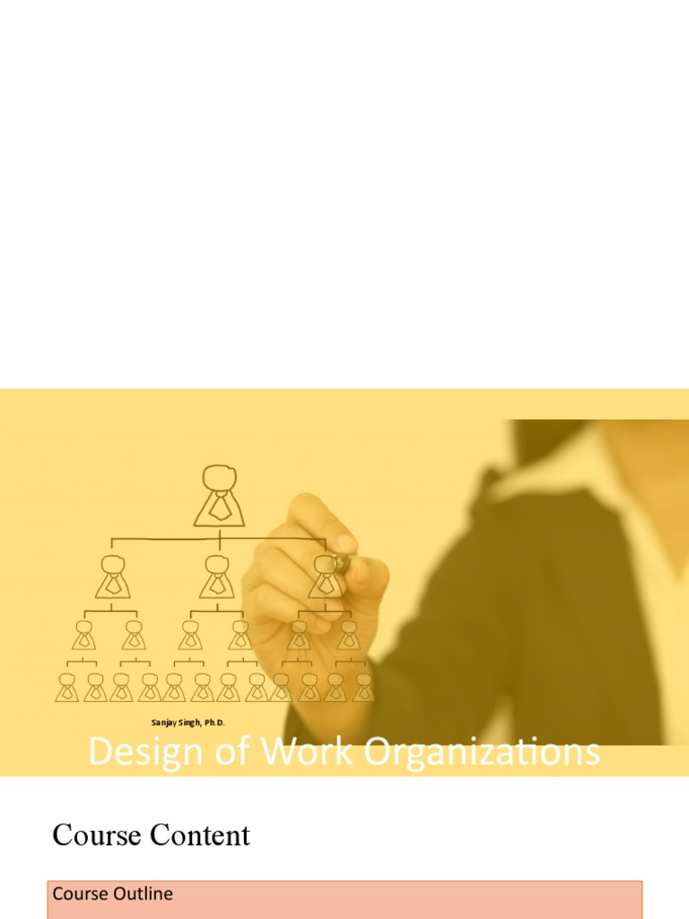 Organizational Design Principles Overview | PDF