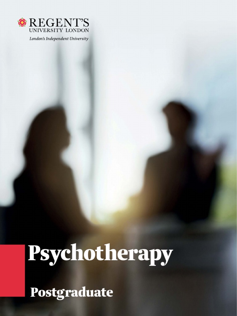 Psychotherapy Brochure - Jan 2020 | PDF | Psychotherapy | Master's Degree