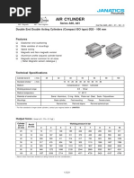 Janatics A27/A28 Air Cylinder Catalogue | PDF | Switch | Mechanical ...
