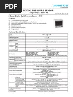Janatics Digital Pressure Sensor | PDF | Bipolar Junction Transistor ...