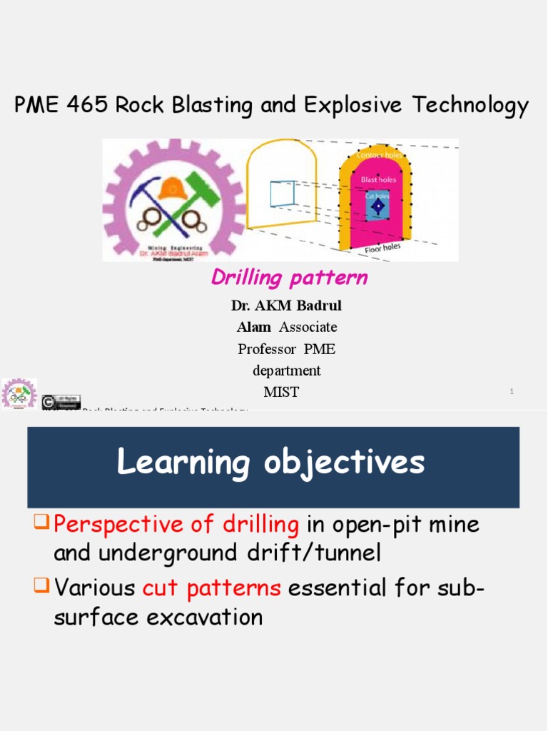 Wedge and V Cut Blasting Patterns | PDF | Drilling | Nature