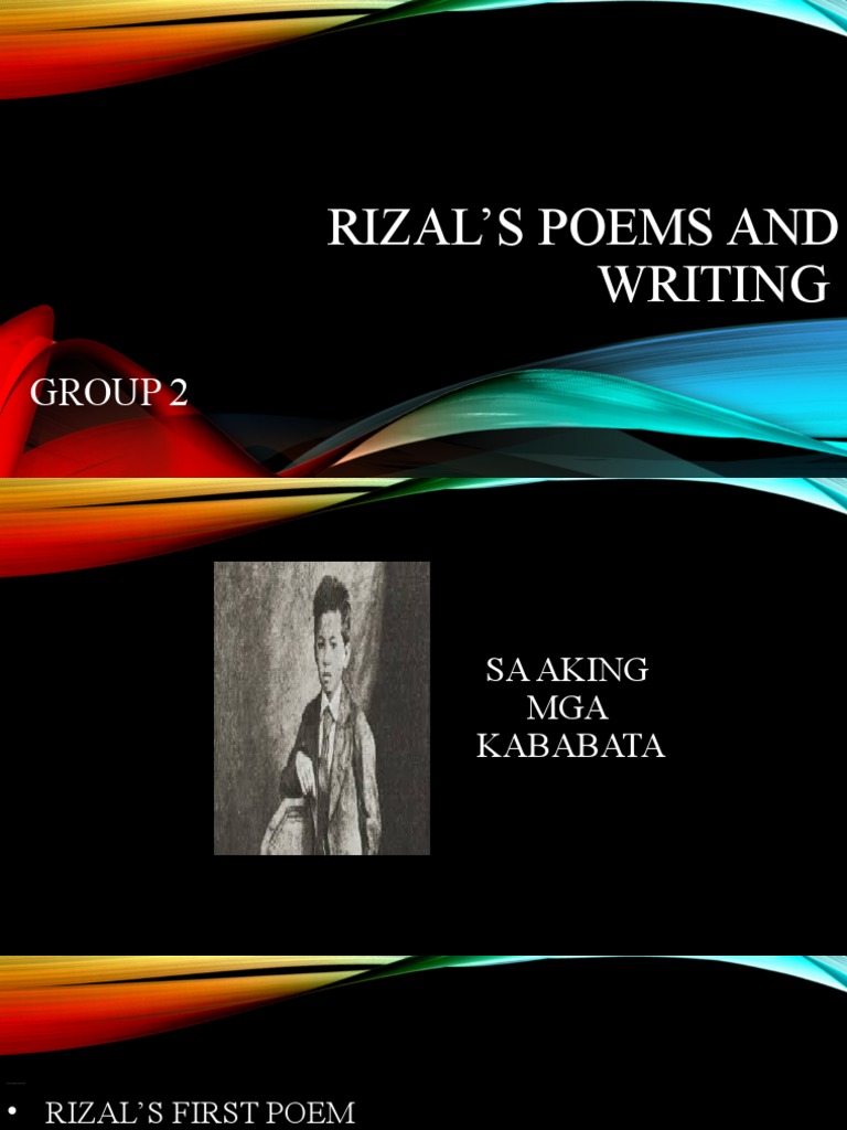 Rizal's Early Poems and Their Impact | PDF