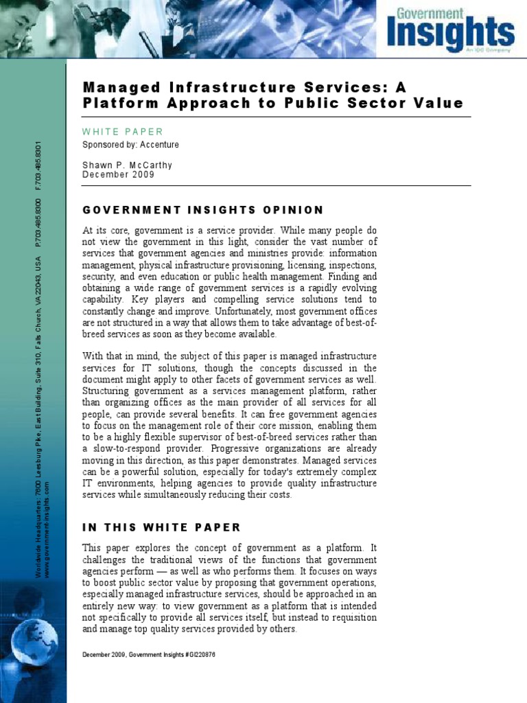 Accenture - Managed Infrastructure Services A - Platform Approach To ...