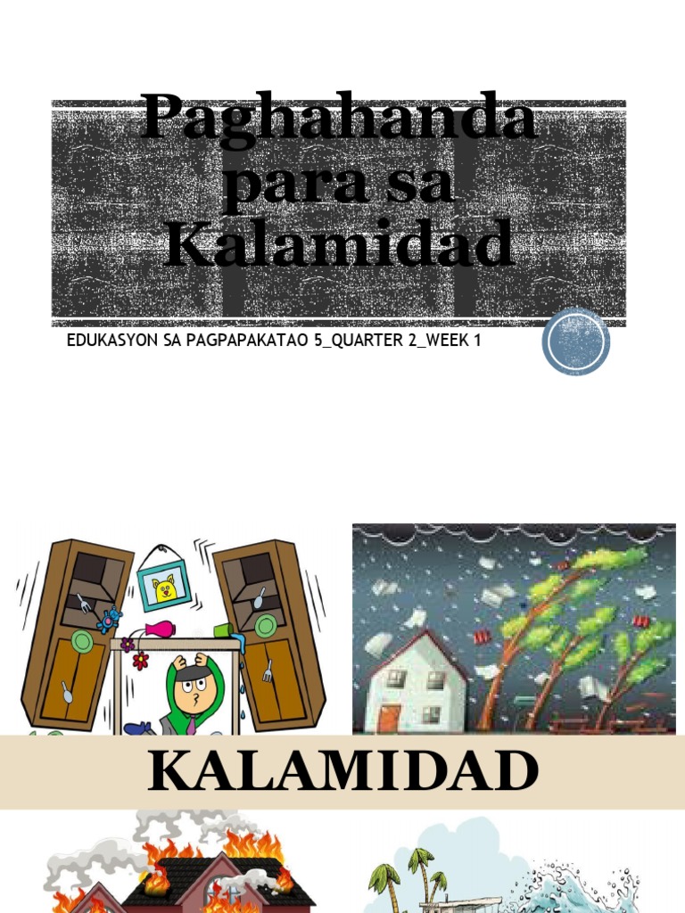 Paghahanda para Sa Kalamidad | PDF
