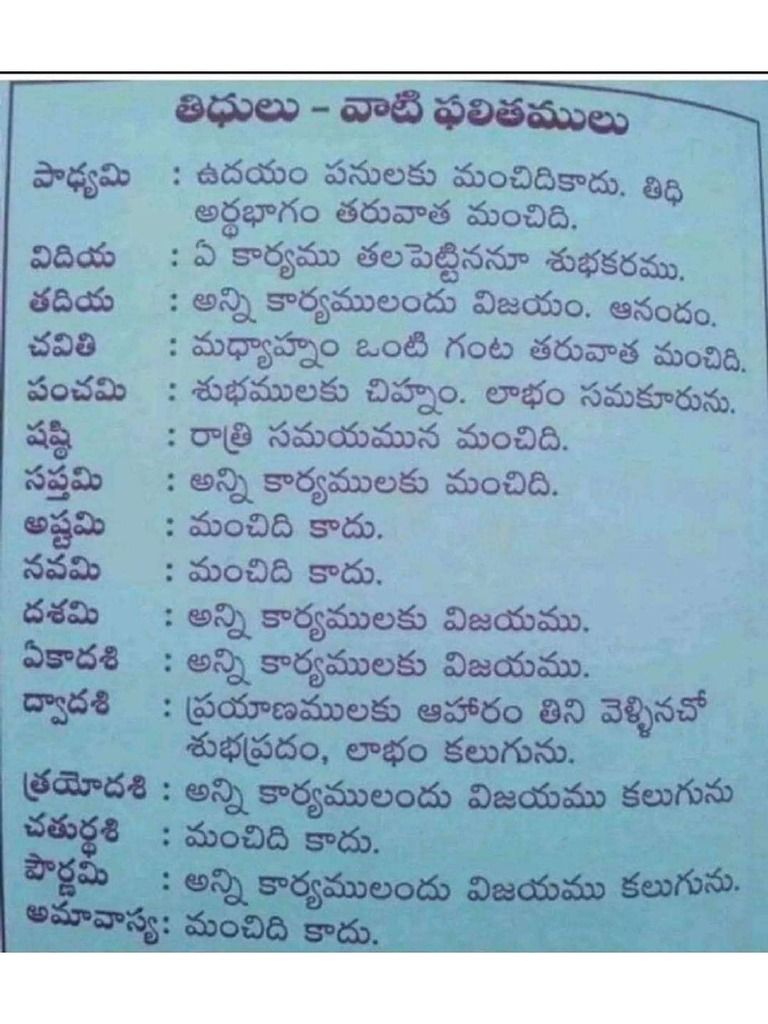 Thithulu Vati Palithalu | PDF