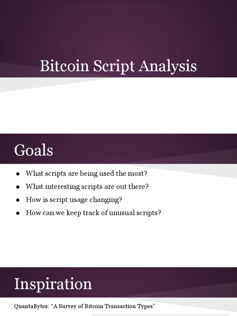 Bitcoin Script Analysis | PDF