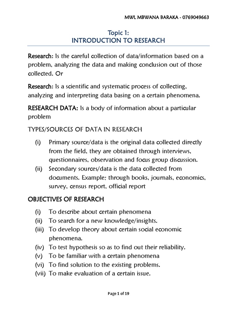 An Introduction to Research Methods: A Comprehensive Guide to the ...