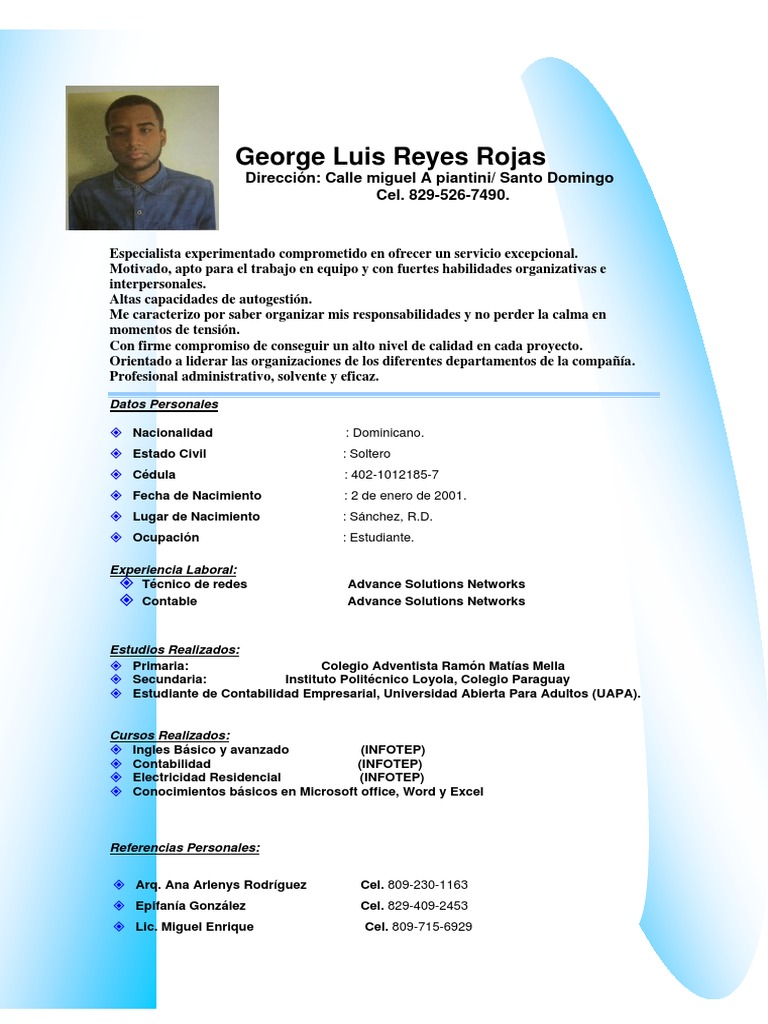 Curriculum George | PDF