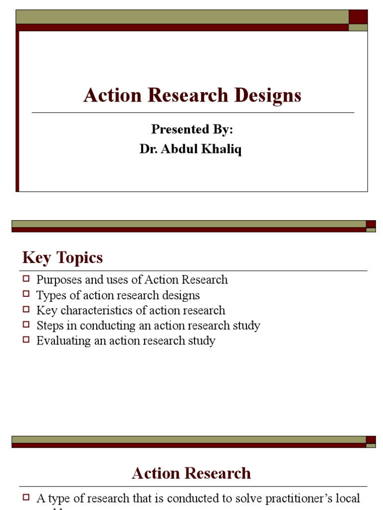 Action Research Designs: An Overview of Key Concepts and Considerations ...