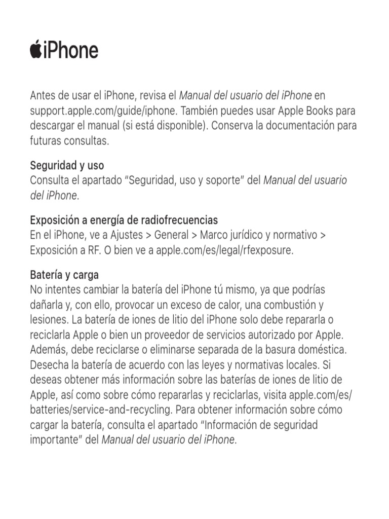 Iphone 12 Manual de Instrucciones | PDF | Yo telefono | Apple Inc.