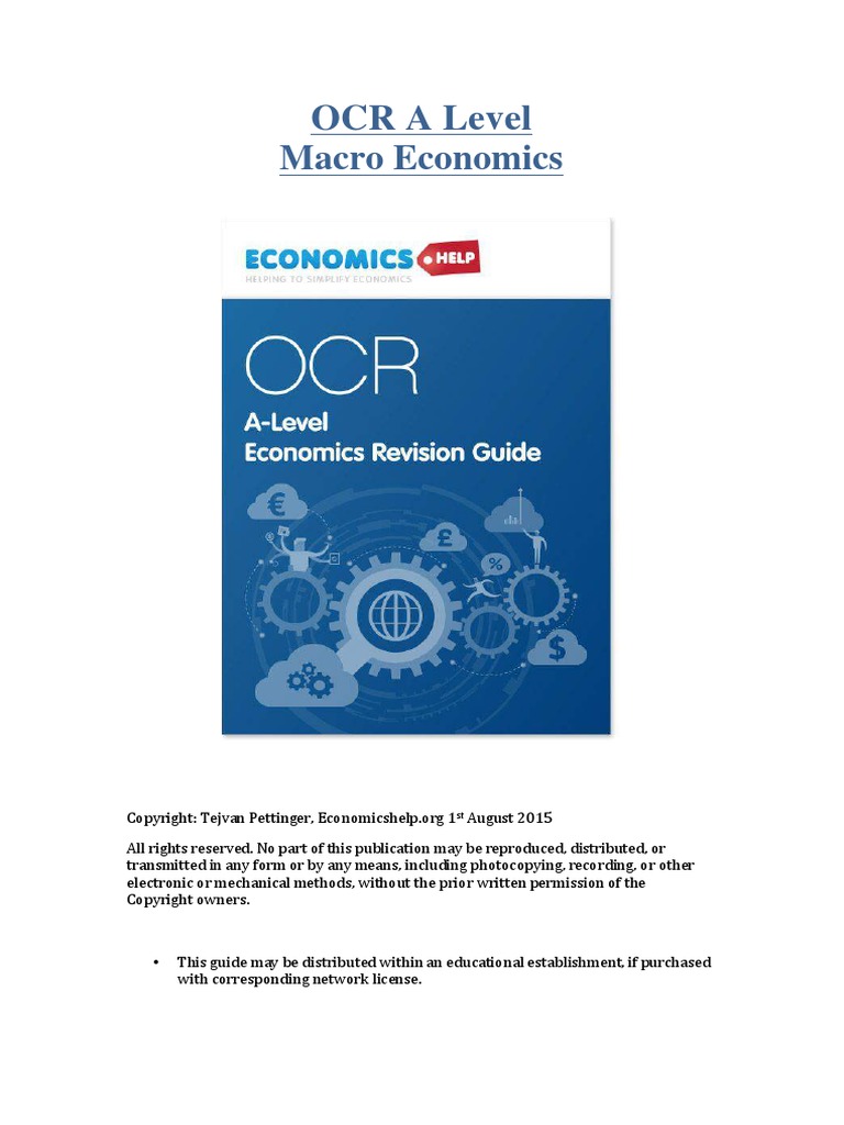 OCR Macro Economics | PDF | Gross Domestic Product | Economic Growth