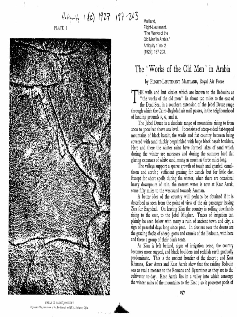 Ancient Arabian Structures Study | PDF