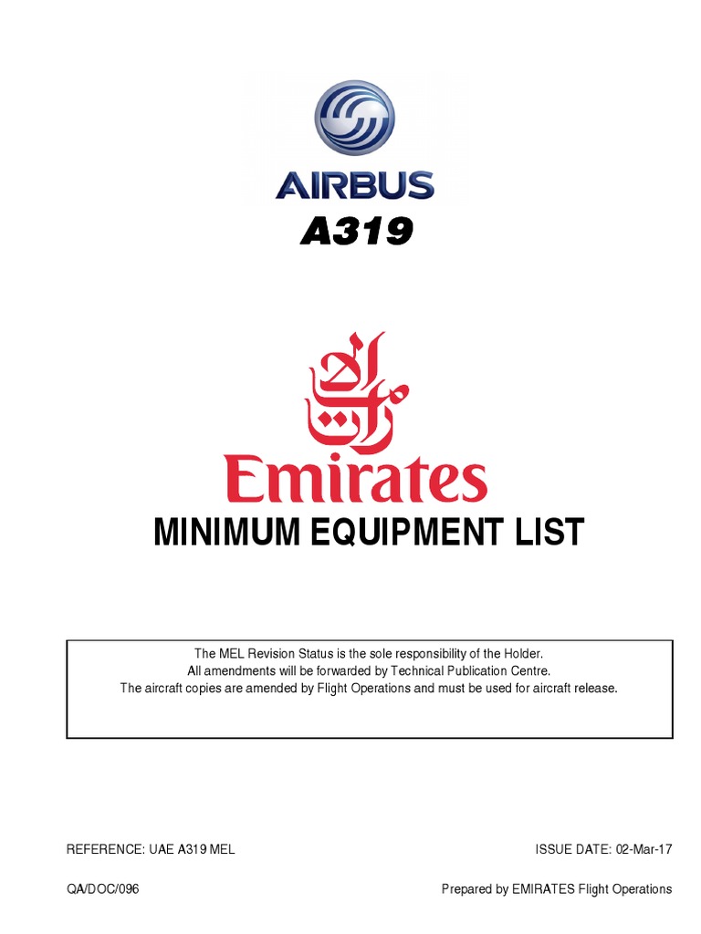 A3n-Mel Emirates | PDF | Aviation | Aerospace Engineering