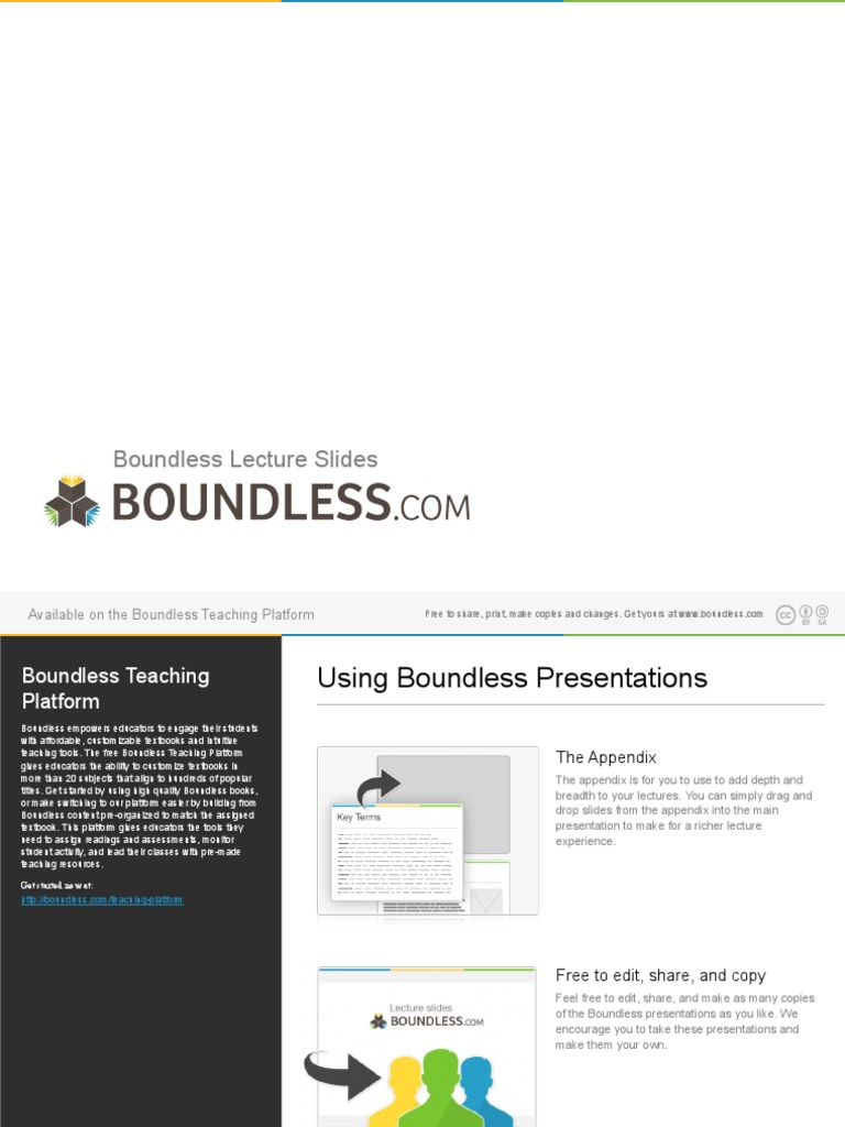 Boundless Lecture Slides: Available On The Boundless Teaching Platform ...