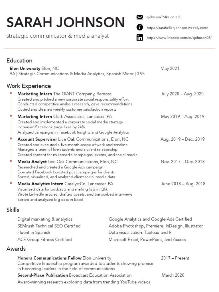 New Resume Clean Adidas | PDF | Analytics | Social Media